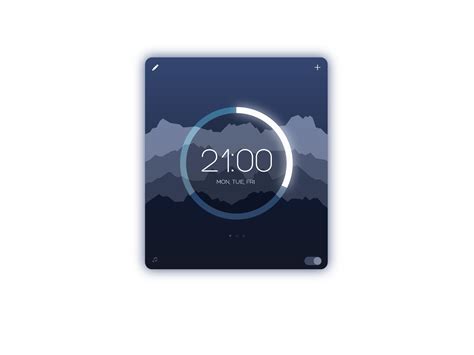 Alarm UI On Behance