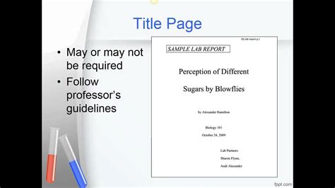Report Title Page
