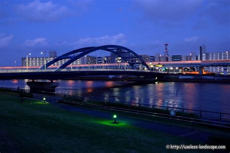 汐入公園の夜景情報（東京都荒川区） 使い道のない風景