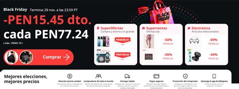 Black Friday Y Cyber Monday En Aliexpress Perú 2025