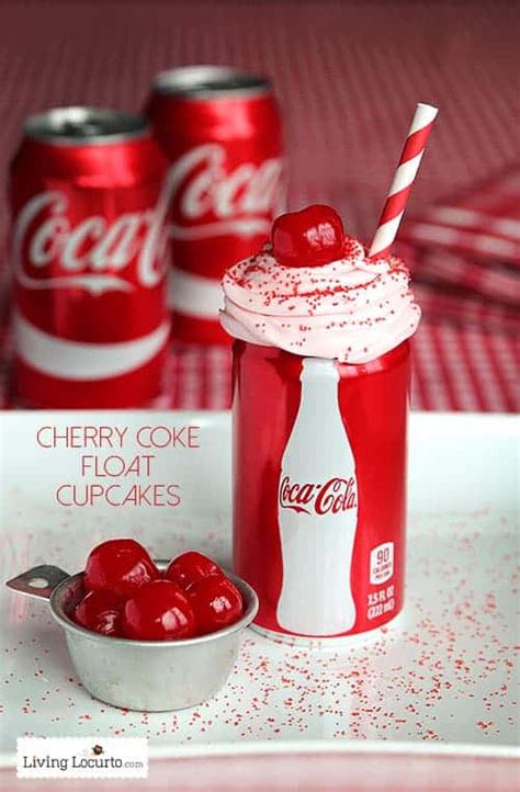 Cherry Coke Float Cupcakes Football Party Ideas