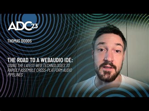 Free Video WebAudio IDE Using Web Technologies To Rapidly Assemble