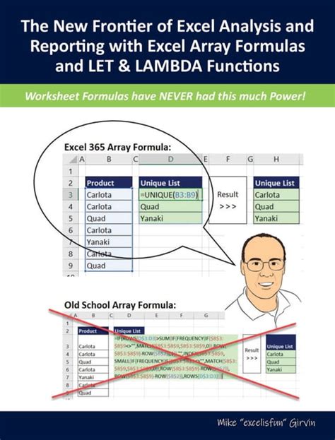 The New Frontier Of Excel Analysis And Reporting With Excel Array Formulas And Let And Lambda