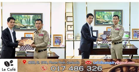 លោកឧត្តមសេនីយ៍ឯក ឌី វិជ្ជា ទទួល ជួប ពិភាក្សា ការងារ ជាមួយ លោក ម៉ា កុ តុ កា វ៉ា ណុ ក្រុមប្រឹក្សា