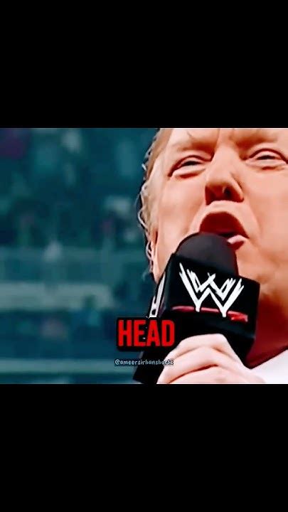 Povمشهد جيد لدونالد ترامب في حلبة المصارعةgood Scene Of Donald Trump