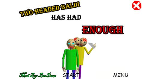 Two Headed Baldi Has Had Enough By That Baodave Guy
