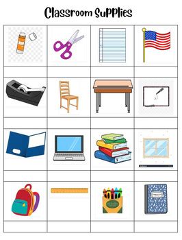 Eld Vocabulary Building Picture Dictionary By Haleys Teaching Treasures