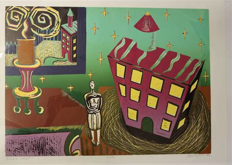 Lot Jennifer Guske Two Serigraphs