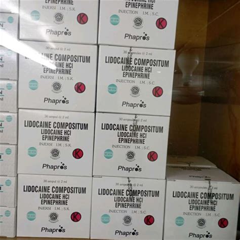 Jual Ori Jual Lidocaine Compositum Ampul Injeksi Box Di Seller