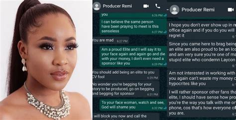 Lady Shares Chat With Producer Who Sent Her Out Because Shes Ericas Fan