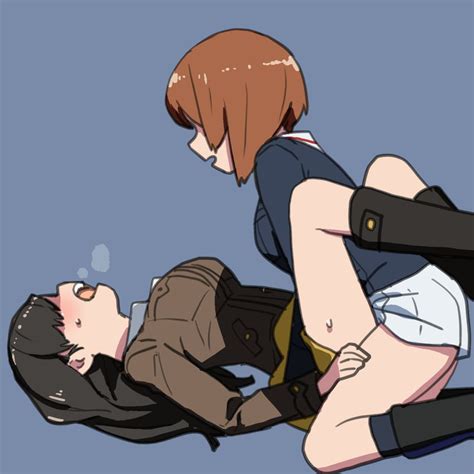 Nishizumi Miho And Nishi Kinuyo Girls Und Panzer Drawn By Onsen