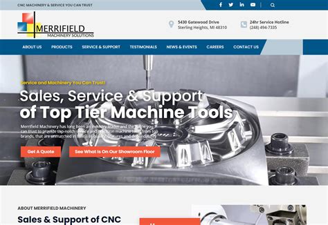 Merrifield Machinery Solutions Michigan S Most Trusted CNC Machine Tool Supplier Featuring