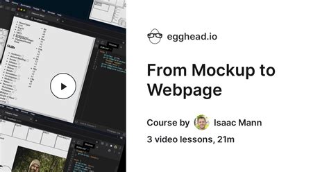 Online Course: From Mockup to Webpage from egghead.io | Class Central