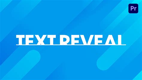 Create A Quick Text Reveal In Adobe Premiere Pro Aquastar Creative