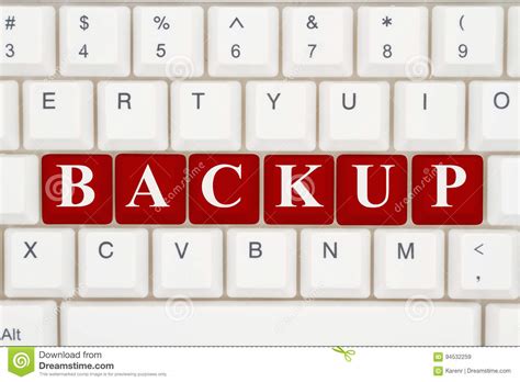 You Should Backup Your Computer Data Stock Image Image Of Close Internet 94532259