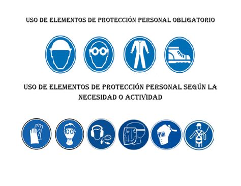 Uso De Elementos De ProtecciÓn Personal Basico Pdf