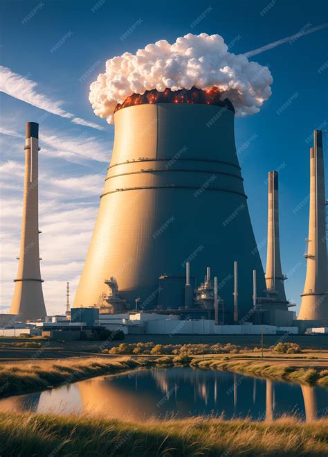 Premium Photo Cooling Towers Of Nuclear Power Plants Or Lignite Power