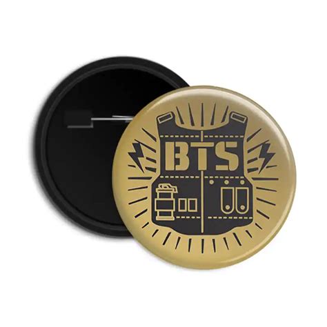 Bts Army K Pop Inspired Button Badge Dot Badges
