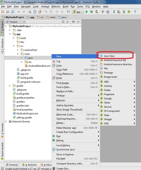 Why Android Studio Doesn T Allow Me To Create Java Classes Stack