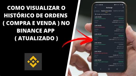 COMO VISUALIZAR O HISTÓRICO DE ORDENS COMPRA E VENDA NO BINANCE APP