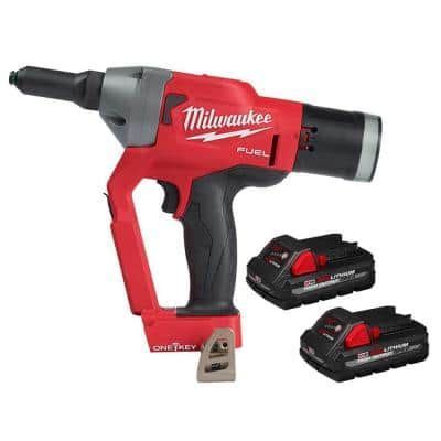 Milwaukee M18 Fuel One Key 18 Volt Lithium Ion Cordless Rivet Tool With