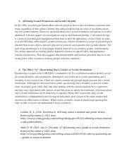 Sex And Gender Research Pdf Affirming Sexual Orientation And Gender Identity In The S