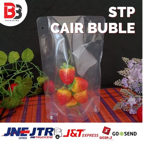 Jual [100 Pcs] Standing Pouch Cair Bubble 250 Ml Kemasan Cairan Minuman