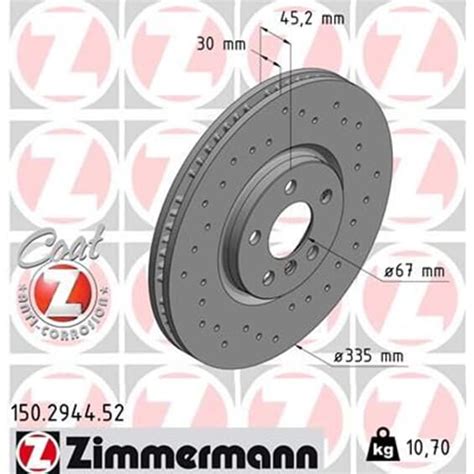 Zimmermann Sport Bremsscheiben 335mm BelÄge Vorne Passend Für Mini