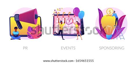 Marketing Campaign Workflow Planning Time Management Stock Vector