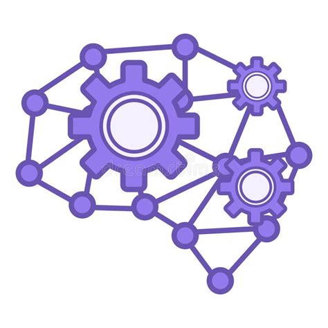 Deep Learning Colored Icon Stock Vector Illustration Of Design Black 310235221