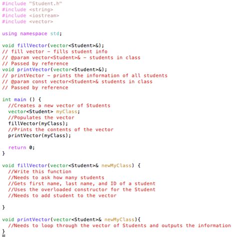 Solved Modify The File Lab4 Cpp Containing A Main Function Chegg