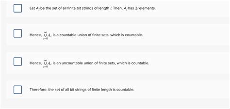 Solved Identify The Correct Steps Involved In Proving That