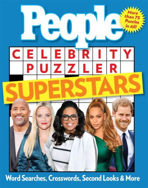 People Celebrity Puzzler Superstars Word Searches Crosswords Second