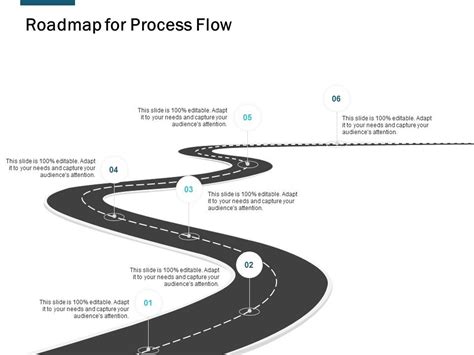 Roadmap For Process Flow Ppt Powerpoint Presentation Icon Portfolio