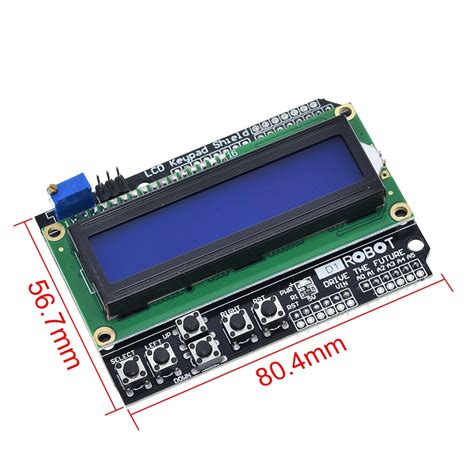 LCD Keypad Shield LCD LCD Module Display For Arduino ATMEGA ATMEGA Raspberry Pi
