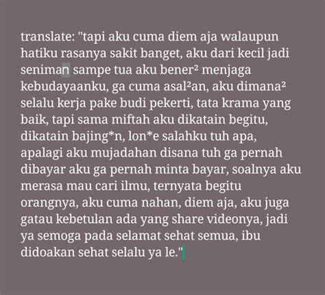 Ini Voice Note Yati Pesek Memendam Sakit Hati Tahun Lamanya Dihina