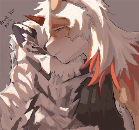 Mountain And Hung Arknights Drawn By Heiqi0 Danbooru