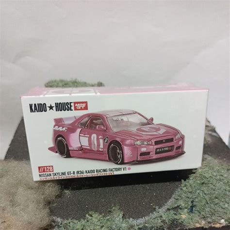 Jual Mini Gt 128 Kaido House Nissan Skyline Gt R R34 Factory V1