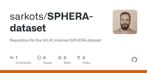 GitHub Sarkots SPHERA Dataset Repository For The NILM Oriented SPHERA Dataset
