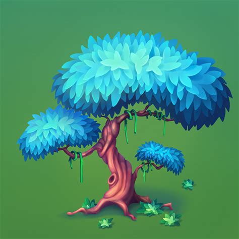 Casual Tree Concept Art On Behance