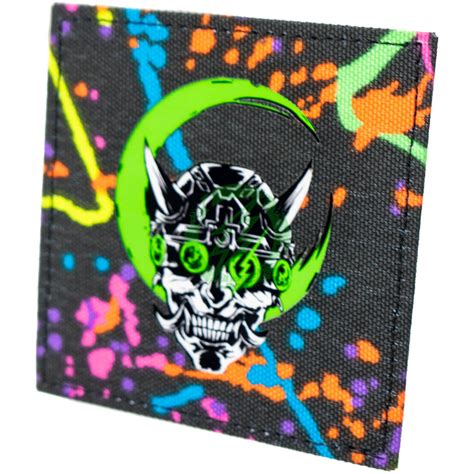 Amped Patch 35 Oni Hybrid Glow In The Dark Velcro Patch