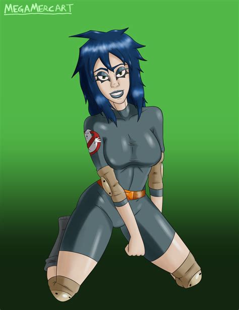 Rule 34 Blue Hair Breasts Busty Extreme Ghostbusters Female Female Focus Female Only