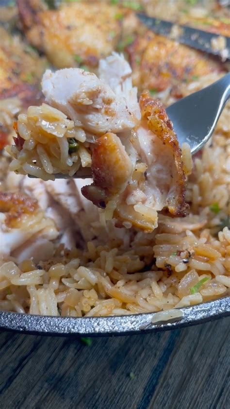 Daven Gates Aka OneStopChop On Instagram One Skillet Chicken And Rice