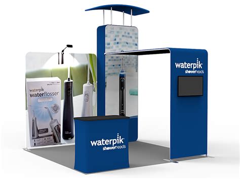 10x10 Vendor Booth Display Portable Trade Show Booth Deluxe Canopy