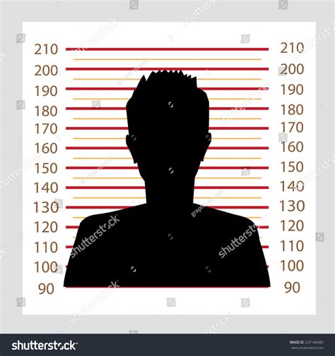 Police Lineup Mugshot Background Peoplemugshot Vector Stock Vector Royalty Free