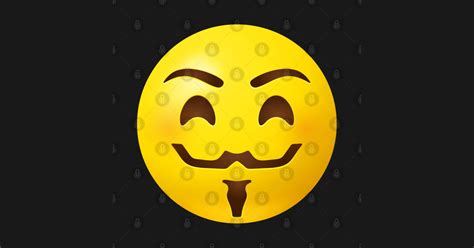 Anonymous Hacker Mask Emoji Hacker Emoji Sticker Teepublic