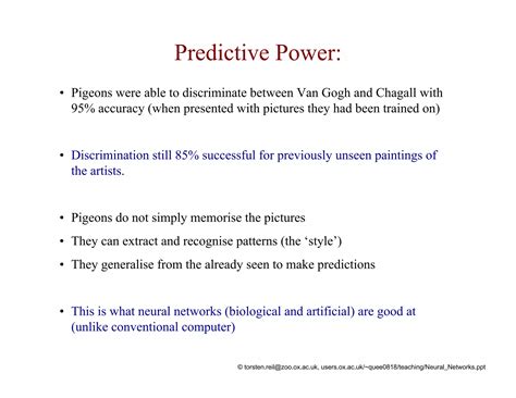 Lecture Artificial Neural Networks And Pattern Recognition Ppt