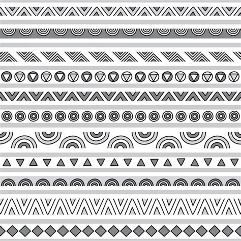 Tribal Striped Seamless Pattern — Stock Vector © Viktory S 26278171