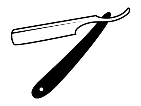Razor Svg Straight Razor Shaving Svg Razor Clipart Razor Etsy Canada
