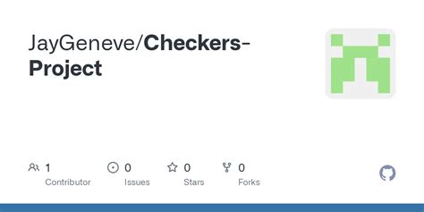 GitHub JayGeneve Checkers Project
